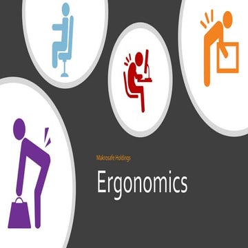 Ergonomics powerpoint