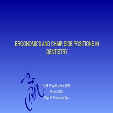 Dental Chair positions | PPTX