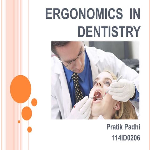Dental chair, patient and operator position | PPTX