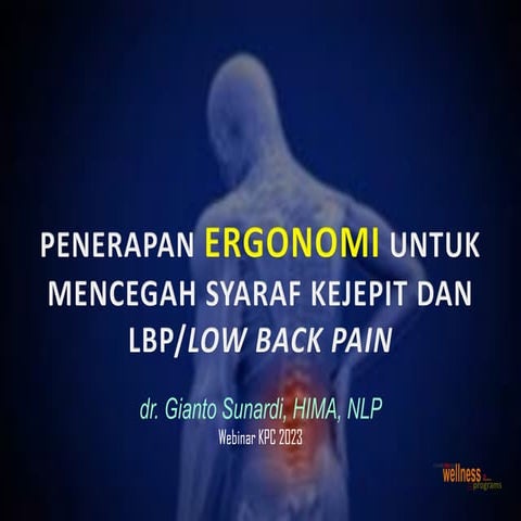 Ergonomic Implementation To Prevent Low Back Pain.pdf