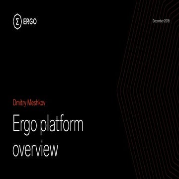 Ergo platform overview | PDF