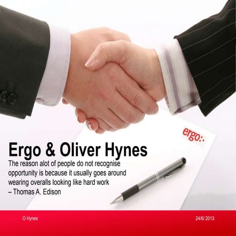 Ergo presentation | PPTX