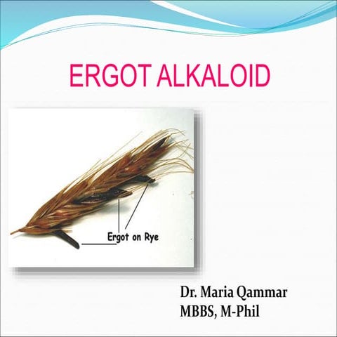ERGOT ALKALOID.ppt