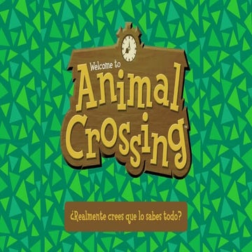 Animal Crossing | PDF