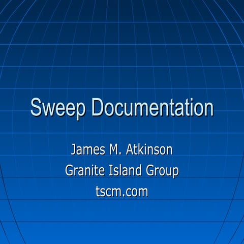 Eri2006 sweep documentation-2006 | PPT