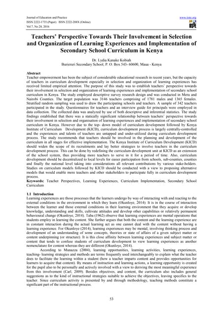 Conducive classroom environment | PDF