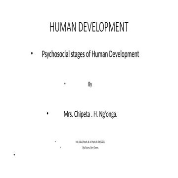 Eric Ericson - Psychosocial stages of Development 2..pptx