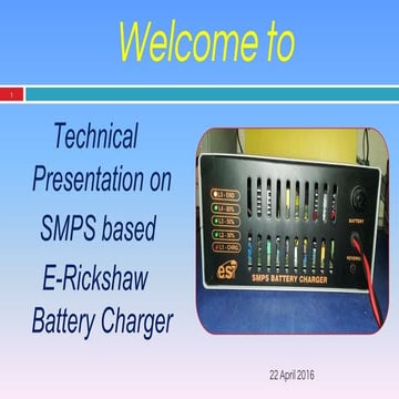 E-Rickshaw battery charger manufacturer in Kolkata - ESI Electro ...