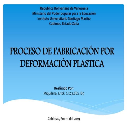 Procesos de formado_mecanico | PDF