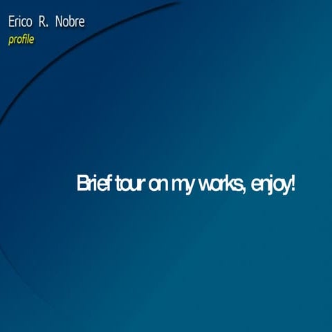 Erico Nobre miniportfolio | PPT
