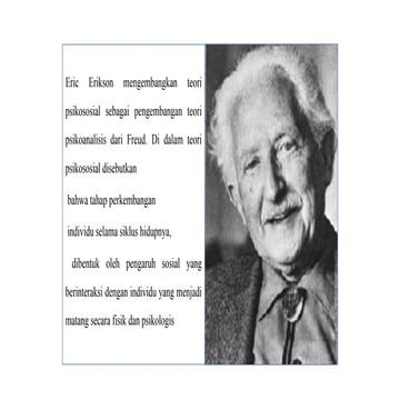 EDUP3103 : TEORI PSIKOSOSIAL ERIK ERIKSON | PDF