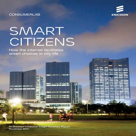 Ericsson ConsumerLab: Smart citizens | PDF