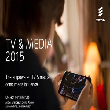 The empowered TV & media consumer’s influence | PPT