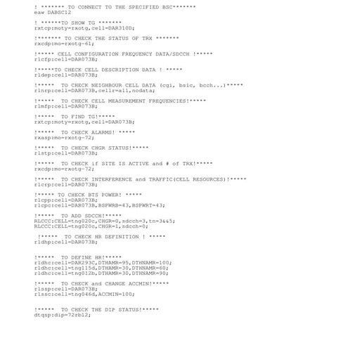 Ericsson Oss Mml Commands Pdf