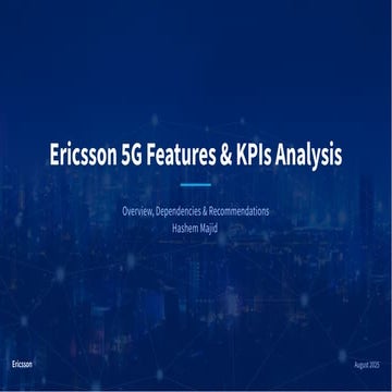 Ericsson 5G Feature,KPIs Analysis_ Overview, Dependencies & Recommendations (1).pdf