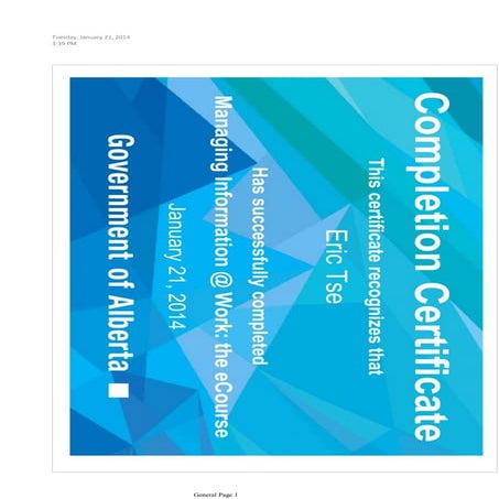Certificate | PDF