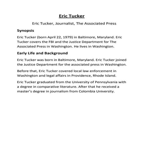 Eric Tucker | PDF