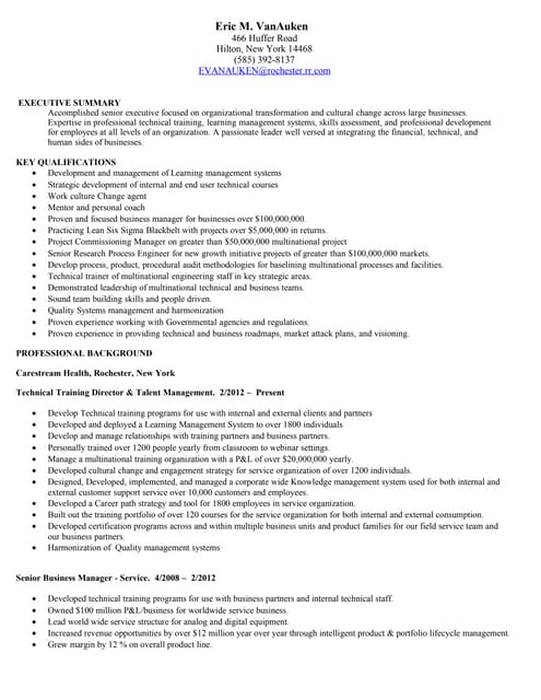 Steven S resume II | PDF