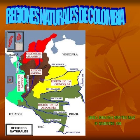 Regiones naturales de colombia | PPTX