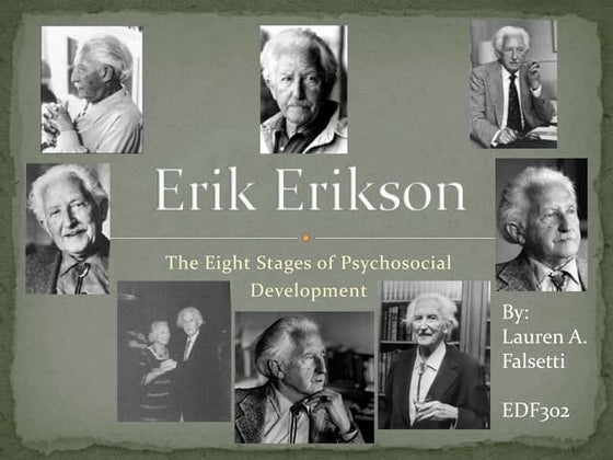 Erikson's theory of psychosocial development | PPT