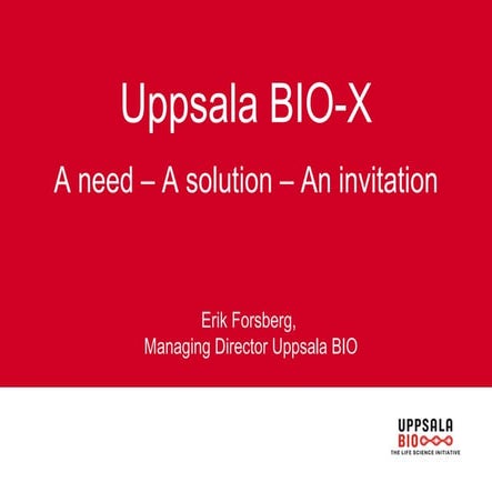 Uppsala BIO Life Science Pathfinder | PPT