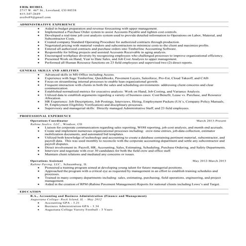 Benjamin Dawson Resume and overview | PDF