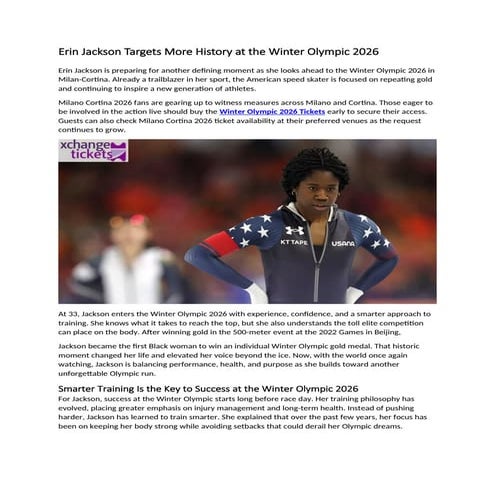 Erin Jackson Targets More History at the Winter Olympic 2026.docx