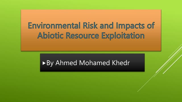 ACID MINE DRAINAGE | PPTX