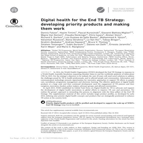 End tb strategy | PDF