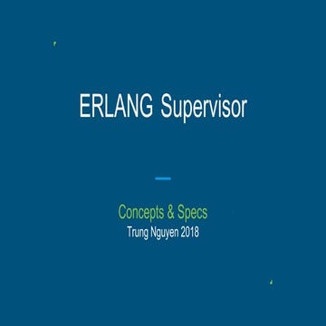 Erlang supervisor explained | ODP