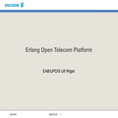 Erlang Otp Ppt