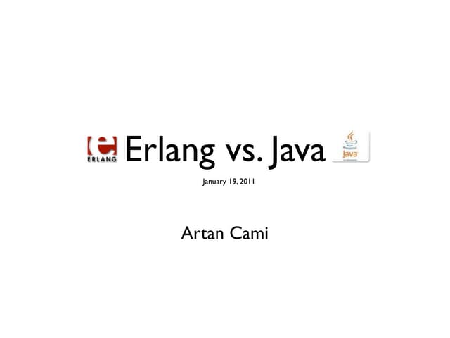 Erlang Vs Java Key Programming Languages Computing
