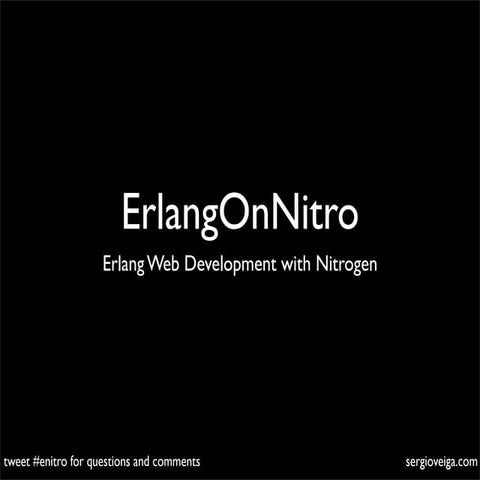 Erlang On Nitro | PDF