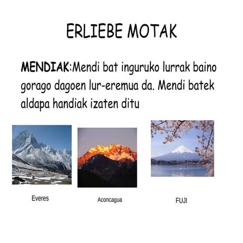 Erliebe motak | ODP