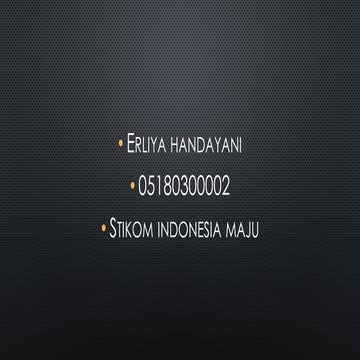 Erliya handayani psikologi komunikasi (hy) | PPT