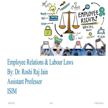 employee relation and labour laws notes mba | PDF
