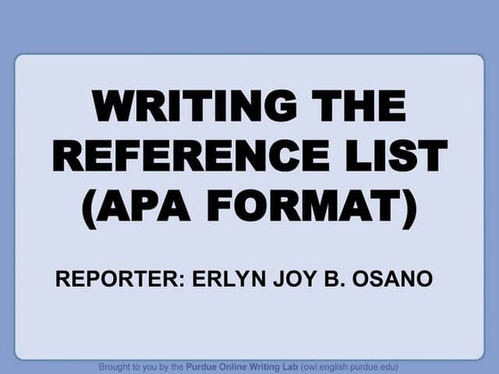 Apa 7th edition ppt | PDF | Education