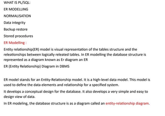 Er model ppt | PPTX | Databases | Computer Software and Applications