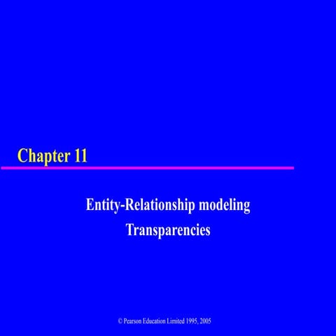 Er modelling using uml | PPT