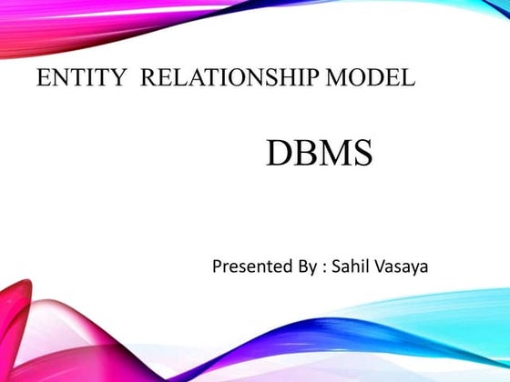 RDBMS ER (Entity Relationship) Diagram.pptx