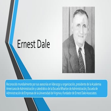 Ernest dale | ODP