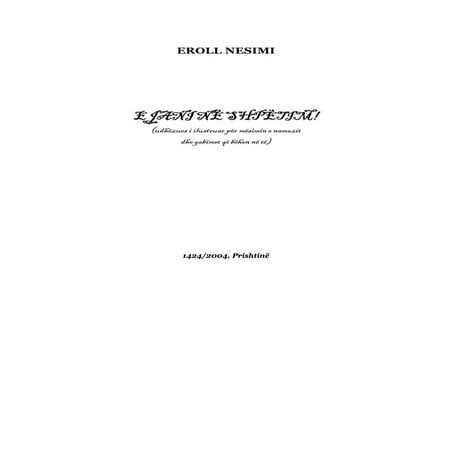 Eroll nesimi-ejani-ne-shpetim | PDF