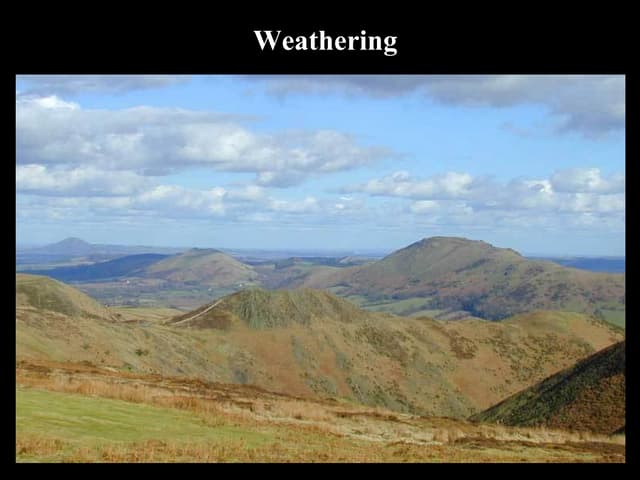 Earth Science for STEM Quarter 2 – Module 1: Weathering | PPTX