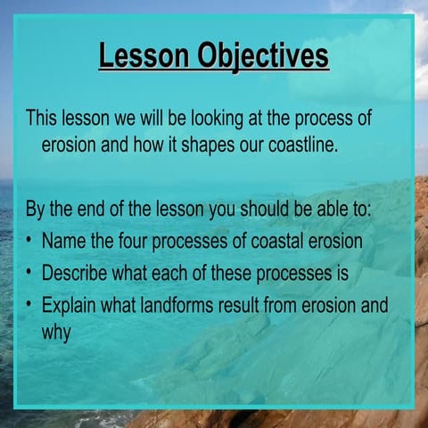 Erosion and Landforms | PPT
