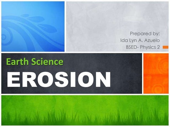 Agents of Erosion | PPTX