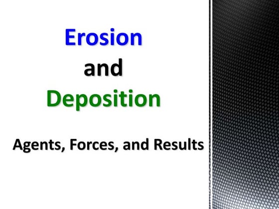 Erosion man2012 | PPT
