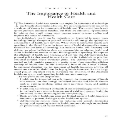 The Importance of Health and Health Care | PDF