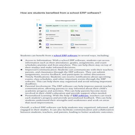 ERP for schools | PDF