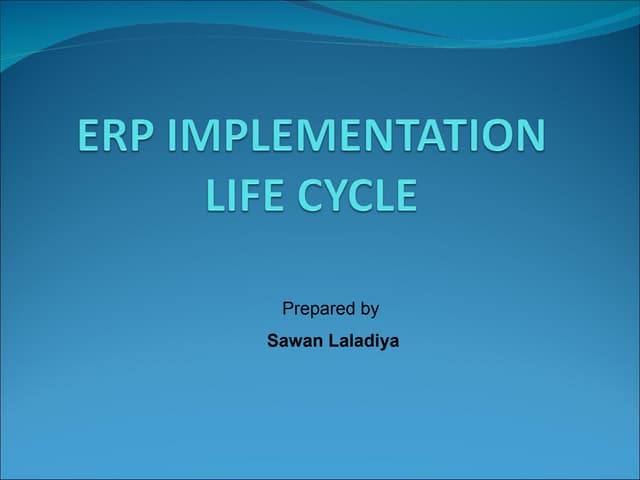 History and Evolution of ERP & SAP | PPT