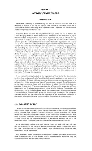 Chapter 7 E R P Implementation Lifecycle Alexis Leon | PDF